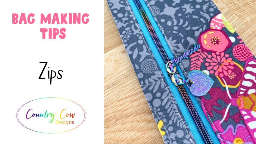 Top Tips for Sewing Zips! - Country Cow Designs Blog
