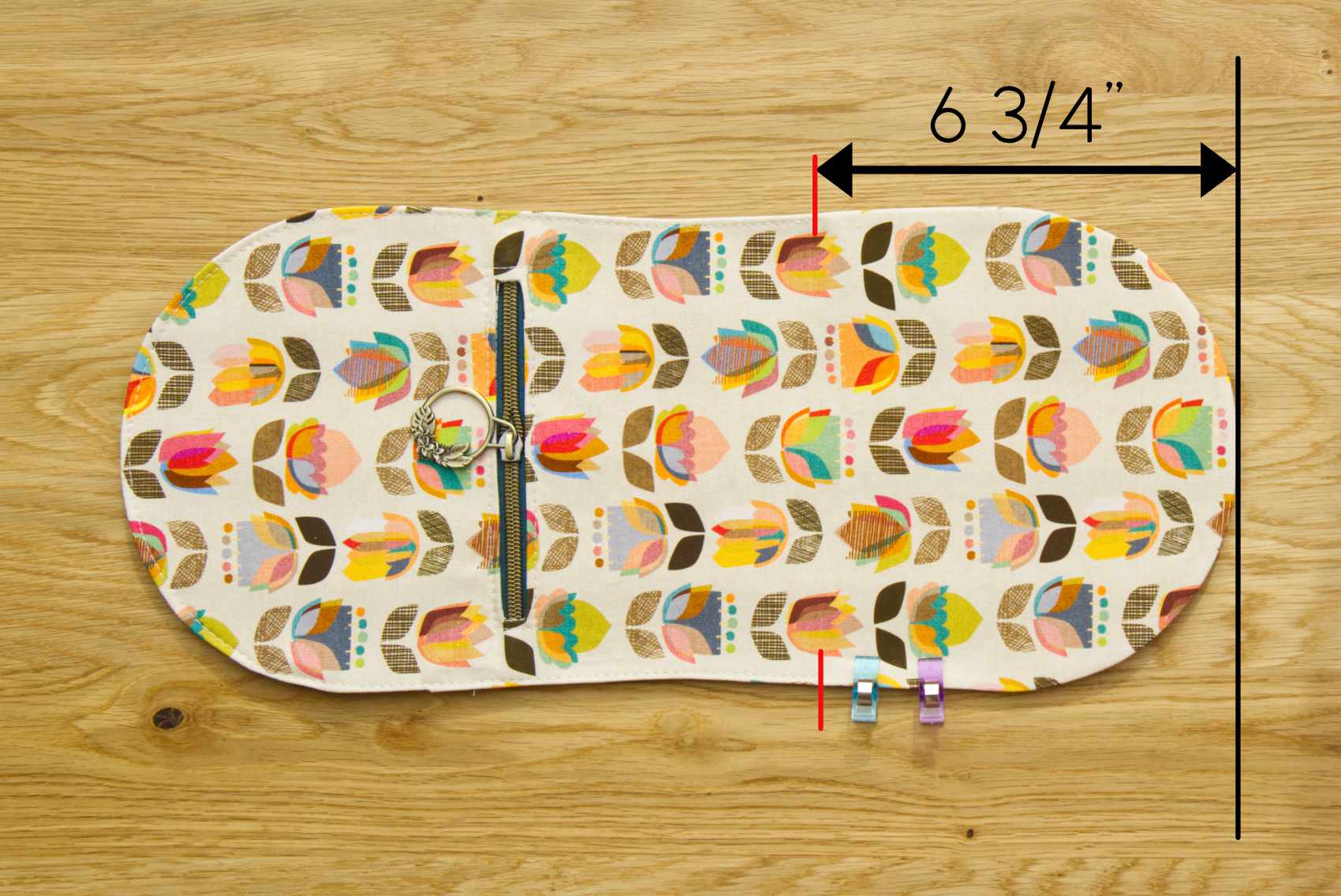 Meridias Bag - Hidden Slip Pocket Hack - Country Cow Designs Blog