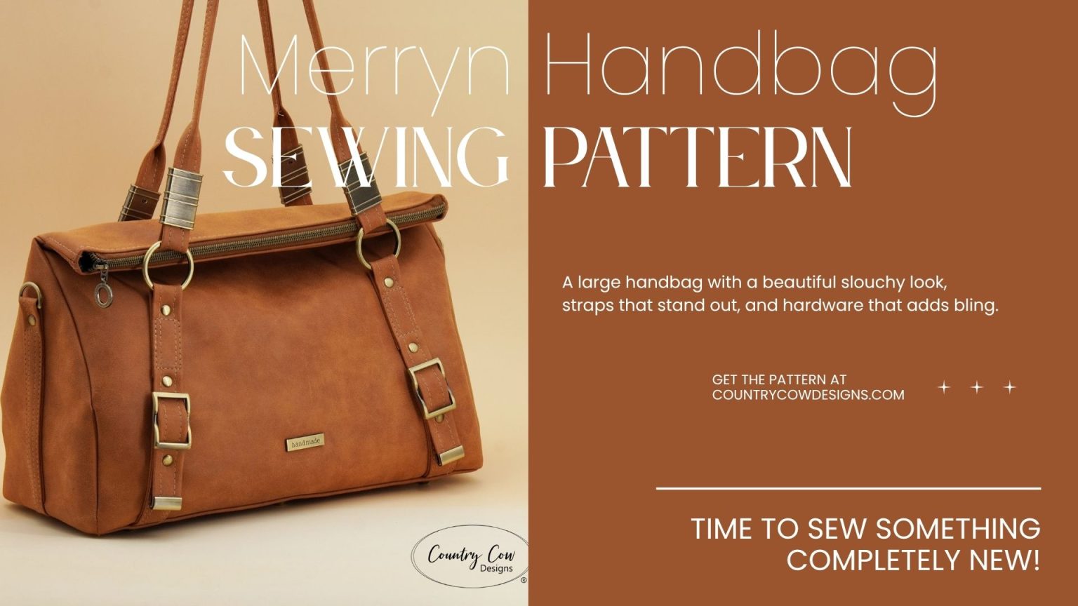 Merryn Handbag Sewing Pattern - Country Cow Designs Blog