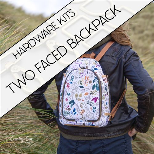 Two Faced Backpack - HARDWARE Kit | Country Cow Designs