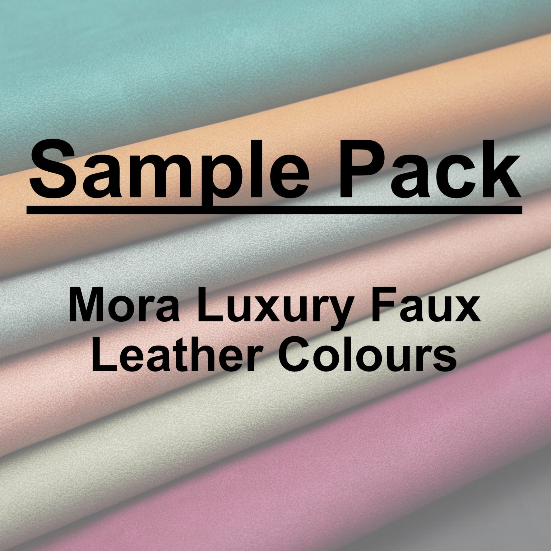 Colour Samples of Mora Faux Leather | Country Cow Designs